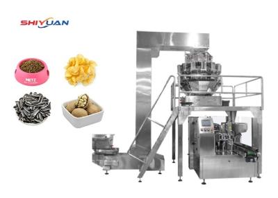China Premade Bag Doypack Packing Machine 6KW 380V Flat Pouch Packaging Machine for sale