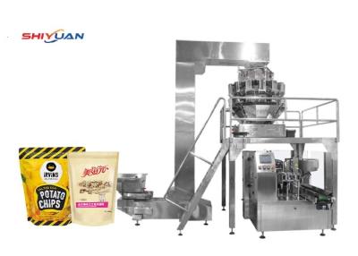 China 6KW 380V Premade Bag Packaging Machine , Sugar Pouch Packing Machine for sale