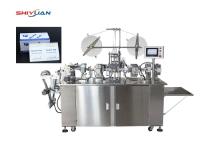 Quality 60mm*60mm Alcohol Pad Making Machine 2.5KW Alcohol Cotton Swab Making Machine for sale