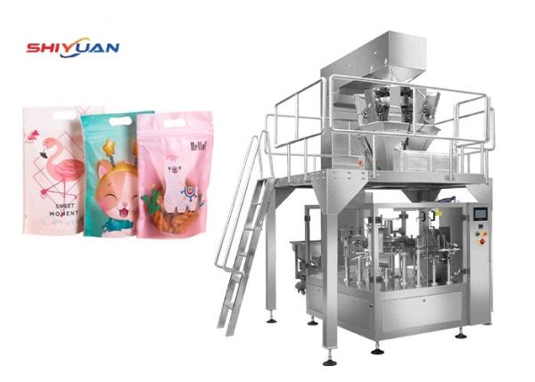 Quality Easy Operate Multihead Weigher Packing Machine , Automatic Pouch Filling And Sealing Machine for sale