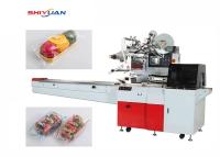 China Tomota Automatic Tray Cucumber Packing Machine 220V 50Hz Dual Frequency Control for sale