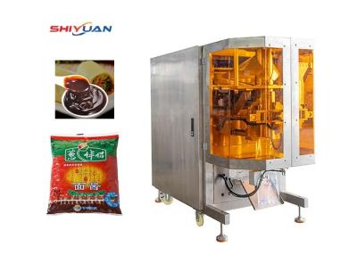 China 0.6Mpa 15Ppm Automatic Liquid Packing Machine For Chilli Sauce Pasty for sale
