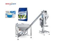 China Automatic Jaggery Pepper Powder Packing Machine 3KW Dustproof Pouch Packer 10-25kg for sale