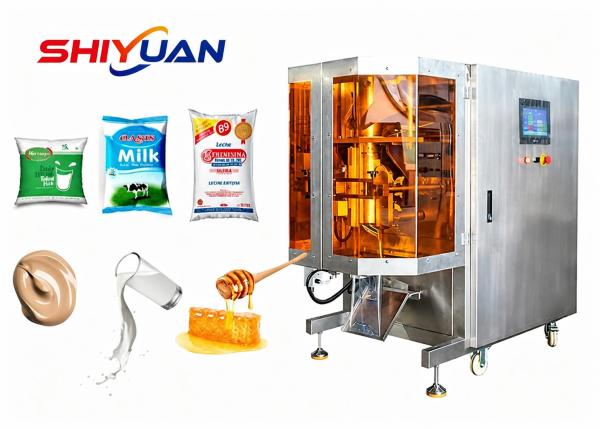Quality 3kw 2500ml OPP Liquid Honey Pouch Packing Machine 60 Bags / Min for sale