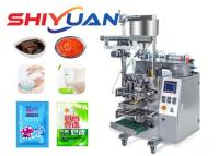 Quality 220V AC 50Hz Sauce Packet Packing Machine , 3 / 4 Side Sealing Packing Machine for sale
