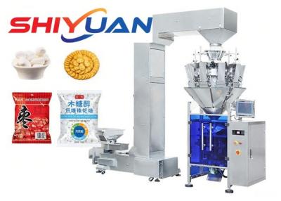China Multihead Weigher Packing Machine , 3KW Automatic Biscuit Packing Machine for sale