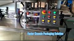Linear scale Granule filling machine