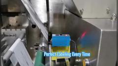Three-side sealed single sheet wet wipe packaging machine