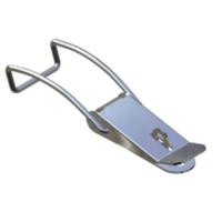 China Self Locking Galvanized Spring Loaded Toggle Latch Shockproof With Keyhole for sale