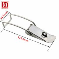 China Self Locking Galvanized Spring Loaded Toggle Latch Shockproof With Keyhole for sale