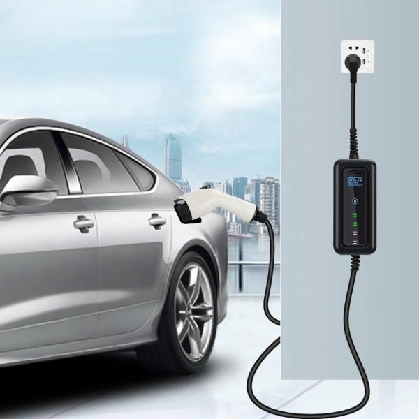 Quality Home Type 2 32A 7KW Portable EV Charger Station with 5m Cable and 3.5KW Output for sale