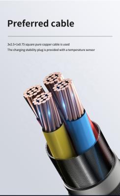 Cina 8-32A Caricabatterie regolabili per veicoli elettrici GBT Tipo1 Tipo2 3.5KW 7KW 11KW 22KW per la portabilità dei veicoli elettrici in vendita