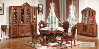 Cina La sala da pranzo di legno di lusso domestica bianca mette le sedie di legno dell'insieme 6 del tavolo da pranzo in vendita