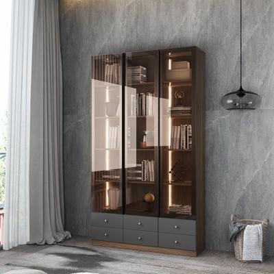 Cina Casellario moderno della melammina del PB del grado E1 scaffale di legno di alluminio del bordo del grande in vendita