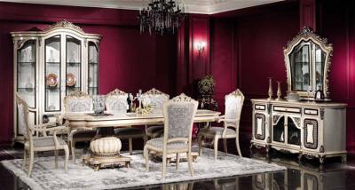 Cina Tavolo da pranzo reale 6 Seater della quercia in vendita
