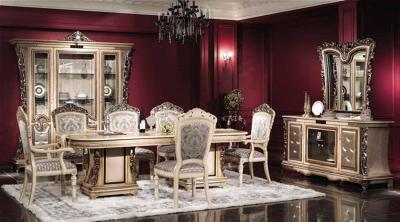 Cina Tavolo da pranzo reale 6 Seater della quercia in vendita