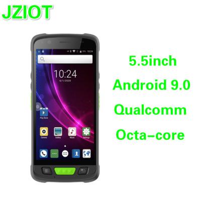 China 5.5inch PDA JZIOT V9000P Handheld Terminal Device With Android 9.0 RFID NFC 13.56MHZ Multimodal Terminal for sale