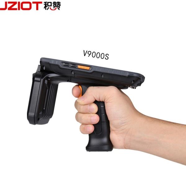 Quality Handheld Uhf Rfid Pda Barcode Scanner Rugged Dual Camera 6 Inch Screen Ip67 for sale