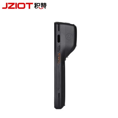 China JZIOT SDK Equipped Wireless Portable Laser 1D 2D Handheld Android NFC Barcode PDA Scanner With Printer for sale