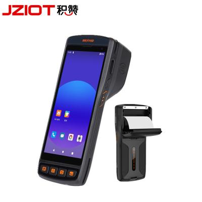 China Mobile Logistics Warehouse Pda Handheld Terminal Scanner With 4G Wifi BT Thermal Printer for sale