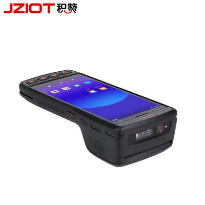 China Mobile Logistics Warehouse Pda Handheld Terminal Scanner With 4G Wifi BT Thermal Printer for sale