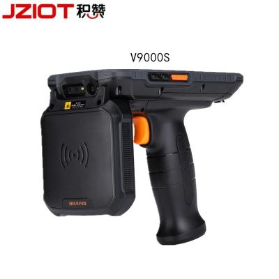China 5.5 Inch Uhf Handheld Reader RFID Reader Pda With Handle Pistol Grip Android 11 for sale