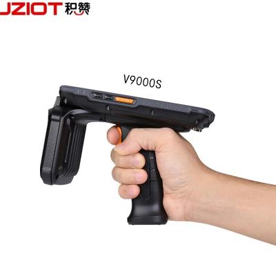 China 5.5 Inch Uhf Handheld Reader RFID Reader Pda With Handle Pistol Grip Android 11 for sale