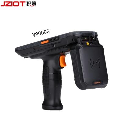 China 5.5 Inch Uhf Handheld Reader RFID Reader Pda With Handle Pistol Grip Android 11 for sale