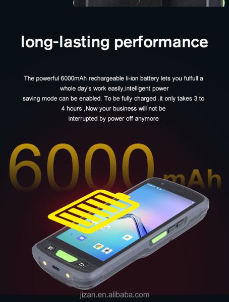 Quality Data Collection industrial pc rugged android tablet with barcode scanner PDAs for sale