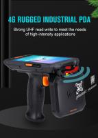 China Impinj E710 Chip Android 11 Handheld UHF RFID Reader with NFC Function and Long Range for sale