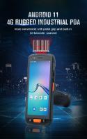 China Android PDA with 2D QR Code Reader GPS WiFi NFC and Rugged Handheld Barcode Scanner for sale
