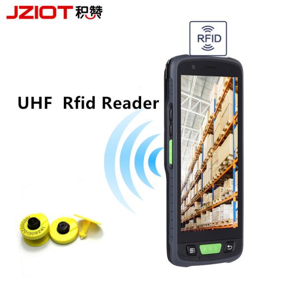 Quality 5.5inch PDA JZIOT V9000P Handheld Terminal Device With Android 9.0 RFID NFC 13.56MHZ Multimodal Terminal for sale