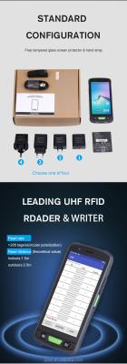 China Optional 8MP Front Camera Wireless Android Barcode Scanner PDA portable Warehouse Management for sale