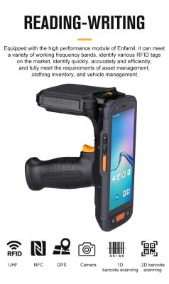 China Android 13 PDA portatile impermeabile resistente agli urti robusto RFID UHF LF NFC lettore di scanner 2D per la raccolta dati for sale