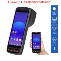 China PDA Data Collector Barcode Scanner Handheld PDAs With Thermal Printer for sale