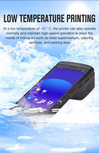 Quality Self-Adhesive Thermal Printing PDA Handheld Device with RFID and ID Card Support for sale
