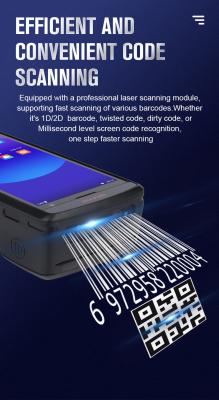 China Must-have Mobile Printer Industrial PDA Android 11 Data Collector With Barcode Scanner Label Printer for Supermarket for sale