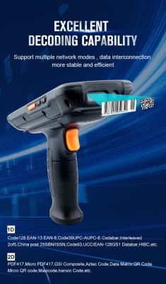 China Android PDAs Barcode Scanner Touch Screen Industry PDA With Professional Scanner IP67 Android Barcode Scanner for sale