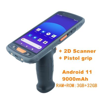 China Android 11 4G PDA portátil sem fio robusto com 1D 2D QR Barcode Scanner Inventário Terminal de dados móveis em estoque à venda