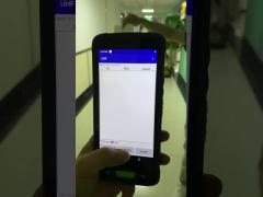 Preço de fábrica PDA robusto escaneador de códigos de barras punho de pistola RFID pda móvel 4G Android PDA com UH
