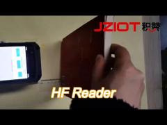 Lecteur de bibliothèque portatile avec antenne Wi-Fi Bluetooth Portable avec lecteur et lecteur RFID à fréquence 13,56 MHz