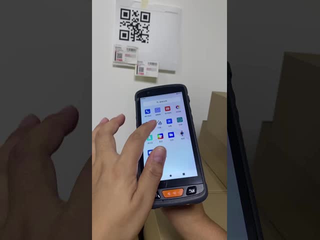 High Stock 5.5 Inch Android 11.0 PDA IP65 Portable Rugged Handheld RFID NFC UHF Barcode Scanner Long Range CPU Wifi Warehouse Use