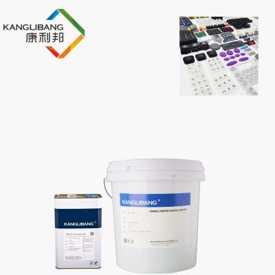 China Kanglibang Silicone Spraying Coating Ink General Use for Silicone Rubber Surface for sale