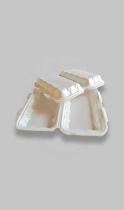 Biodegradable fast food container making machine for packaging food