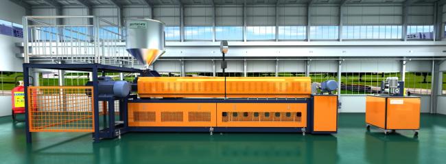 Plastic Net Making Machine Fully Automatic EPE Foam LDPE Customized 17-22KG/H AC Motor Single-screw 50kw
