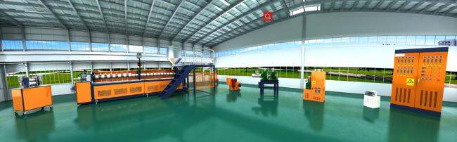 Plastic Net Making Machine Fully Automatic EPE Foam LDPE Customized 17-22KG/H AC Motor Single-screw 50kw