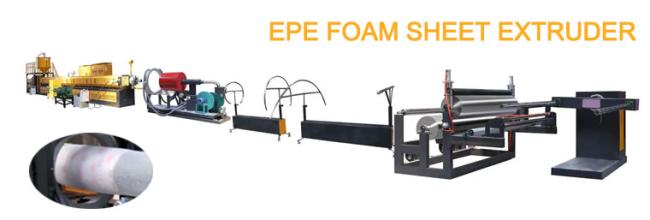 Plastic Net Making Machine Fully Automatic EPE Foam LDPE Customized 17-22KG/H AC Motor Single-screw 50kw