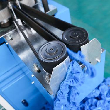 Automatic High Speed Head Cover PP Nonwoven Shower Bouffant Cap Making Machinery Non Woven Bouffant Cap Making Machine Plc,motor