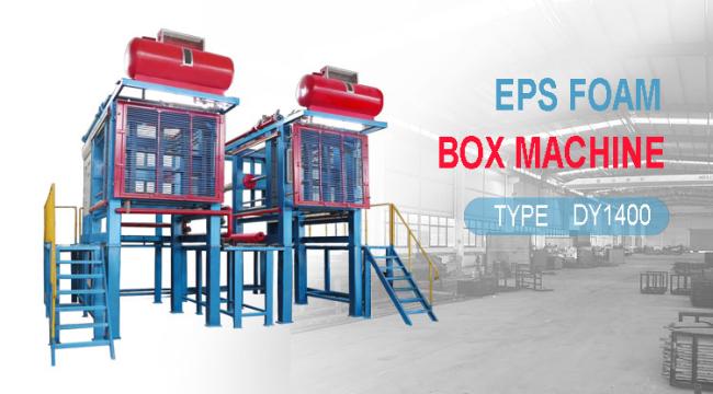 Vacuum Shape Vegetable Box Molding Machine Expanded Eps Foam EPS Expandable Polystyrene Beads Making Machine Fish Box Automatic