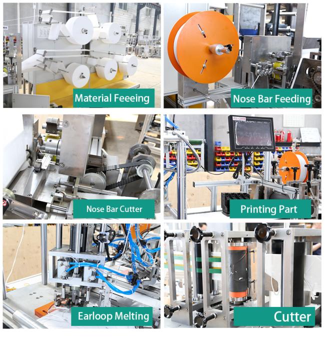 KN95 Medical Face Mask N95 Folding Mask Making Machine Mask Machine3plyn95cupmask FFP2/FFP3 Respirator Machine 2020 Ce Provided